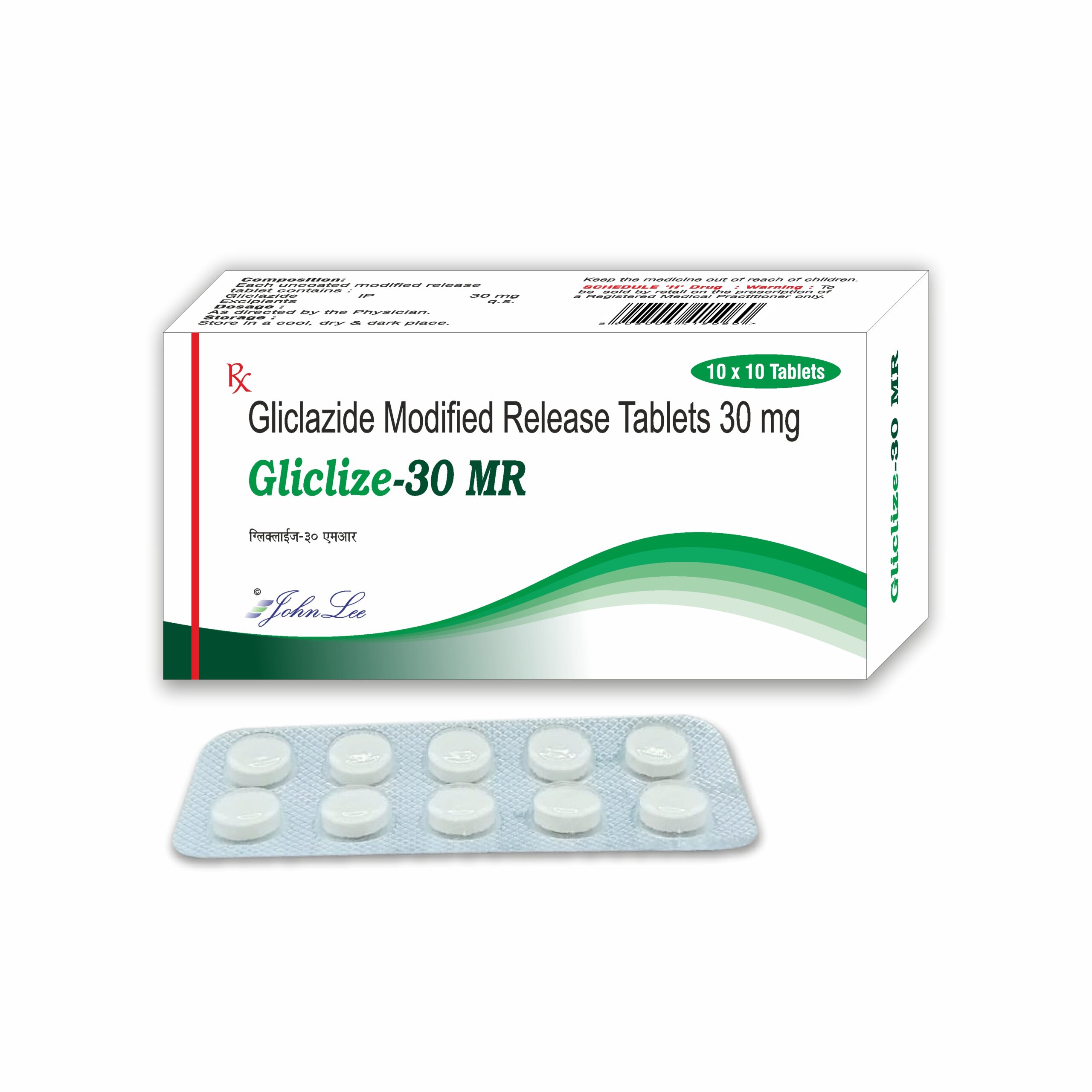 Gliclize-30 MR - Johnlee Pharmaceuticals Pvt. Ltd.
