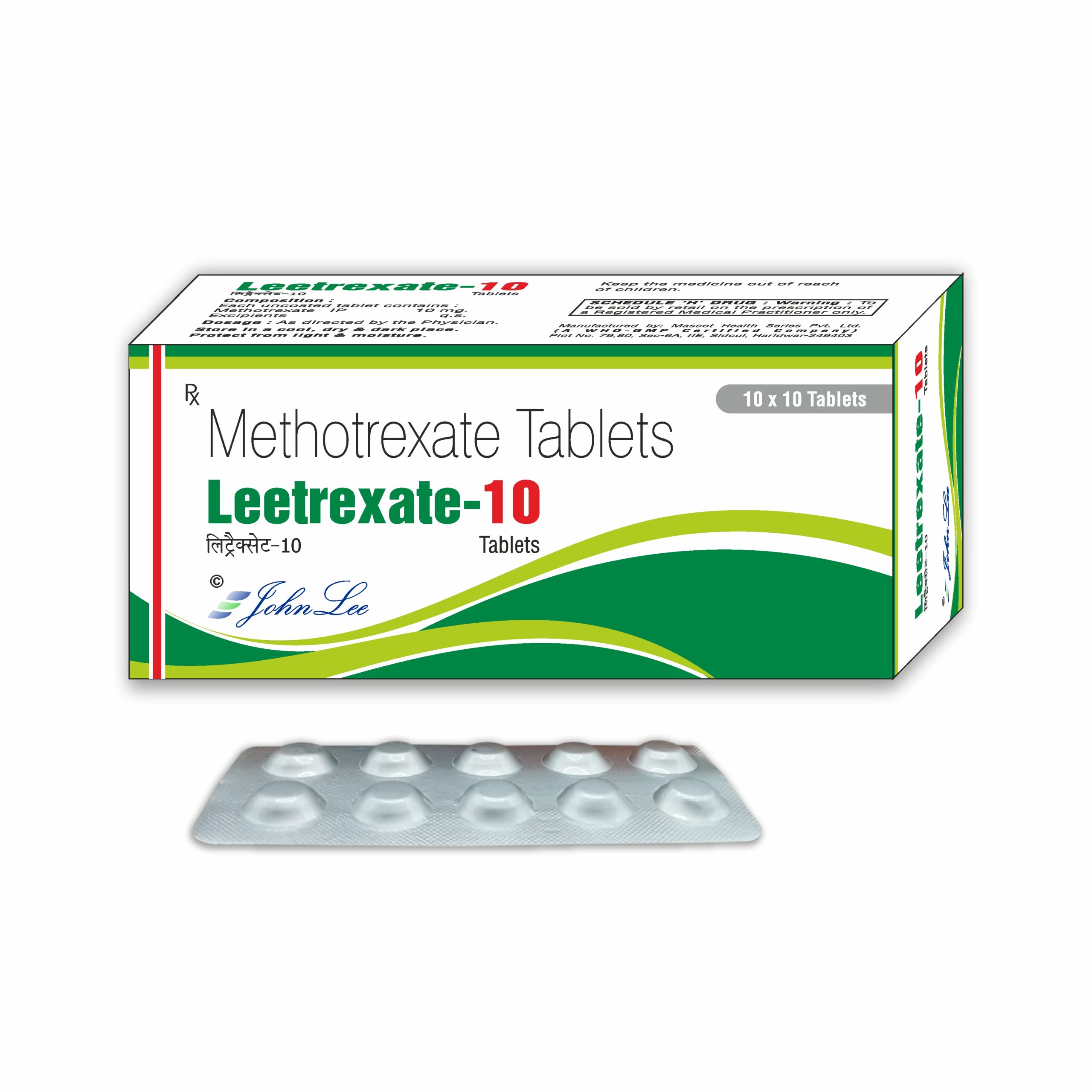 Leetrexate-10 - Johnlee Pharmaceuticals Pvt. Ltd.
