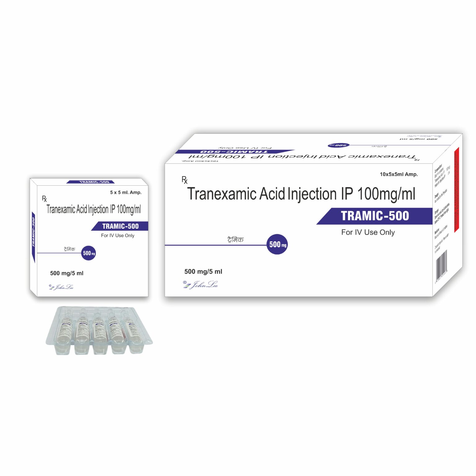 Tramic-500 Inj - Johnlee Pharmaceuticals Pvt. Ltd.