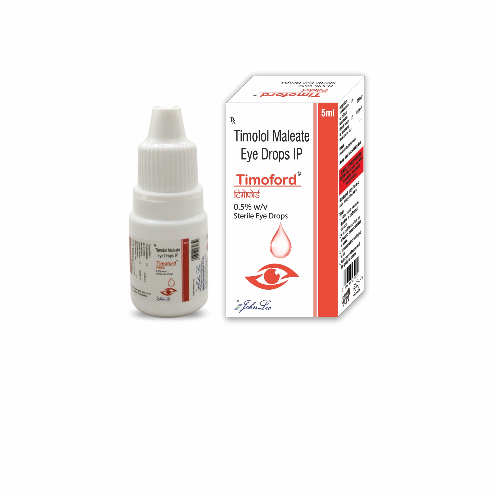 Timoford Eye drop - Johnlee Pharmaceuticals Pvt. Ltd.