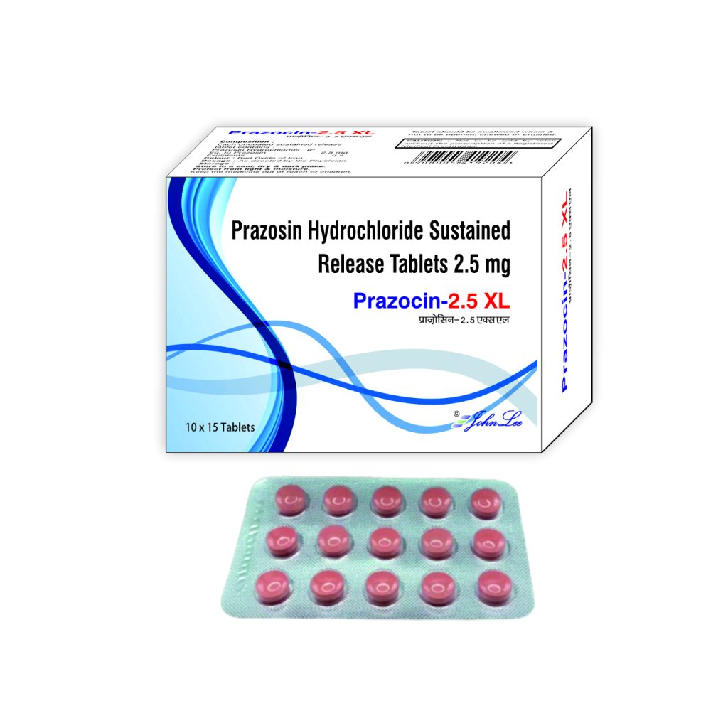 Prazocin-2.5 XL - Johnlee Pharmaceuticals Pvt. Ltd.