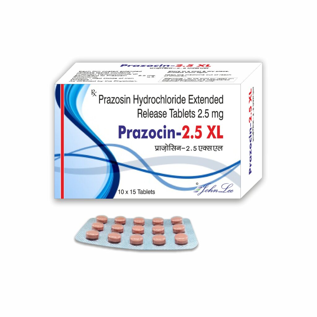 Prazocin-2.5 XL - Johnlee Pharmaceuticals Pvt. Ltd.