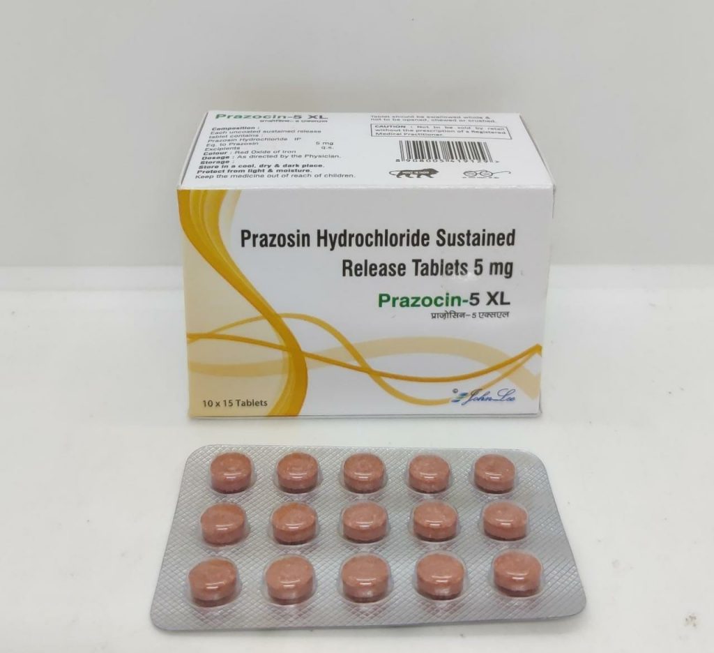 PRAZOCIN-5 XL – Johnlee Pharmaceuticals Pvt. Ltd.