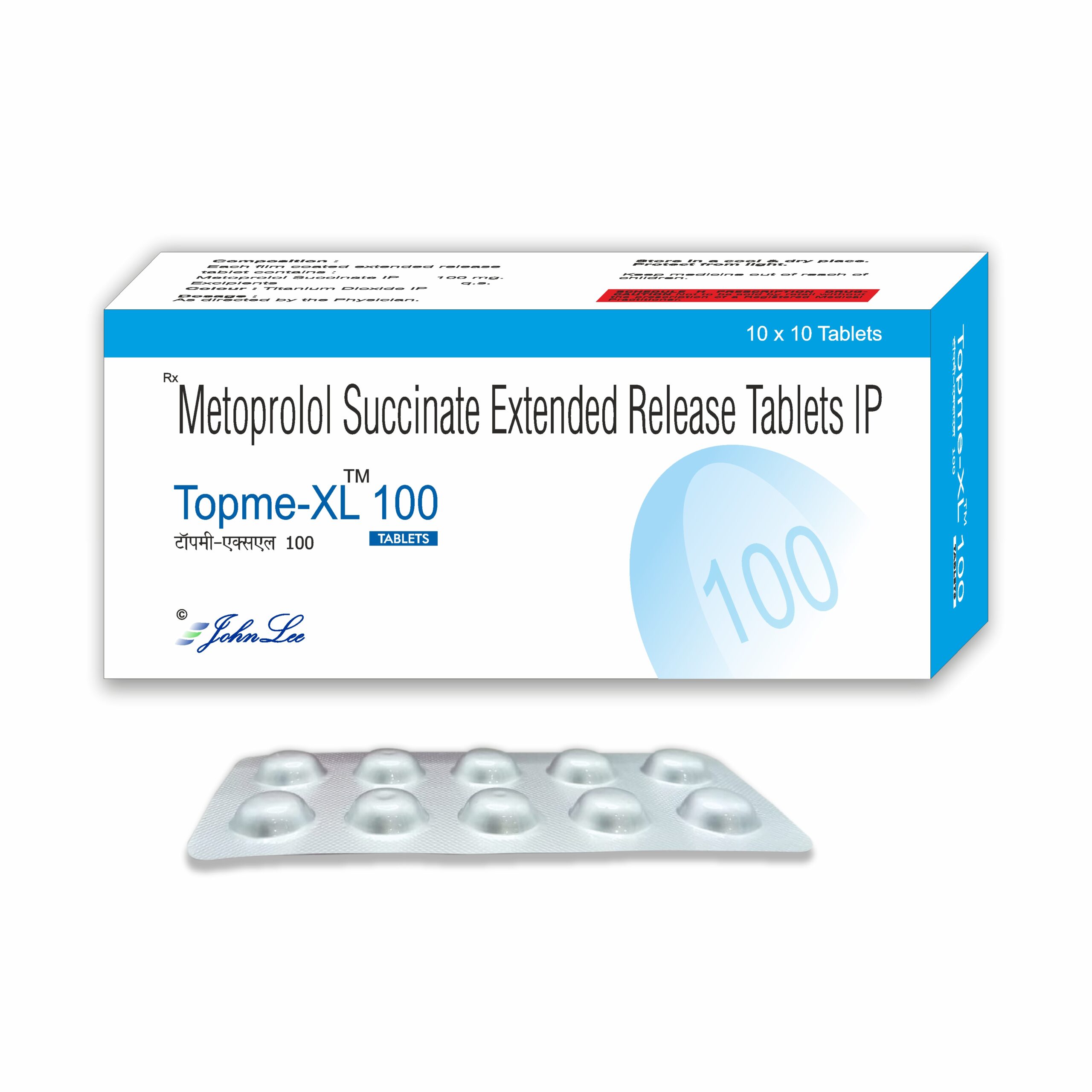 Topme-XL 100 - Johnlee Pharmaceuticals Pvt. Ltd.