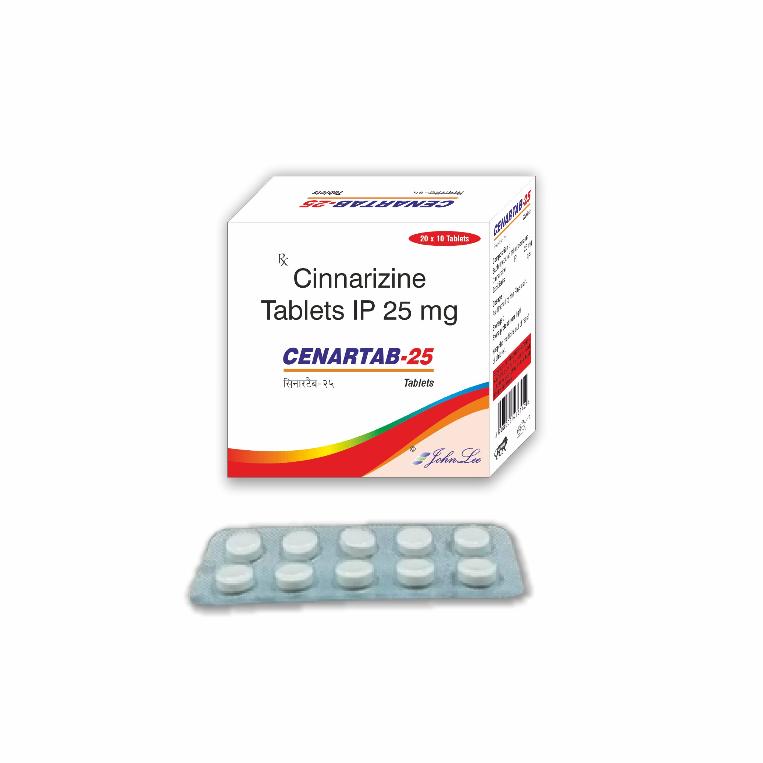 Cenartab-25 - Johnlee Pharmaceuticals Pvt. Ltd.