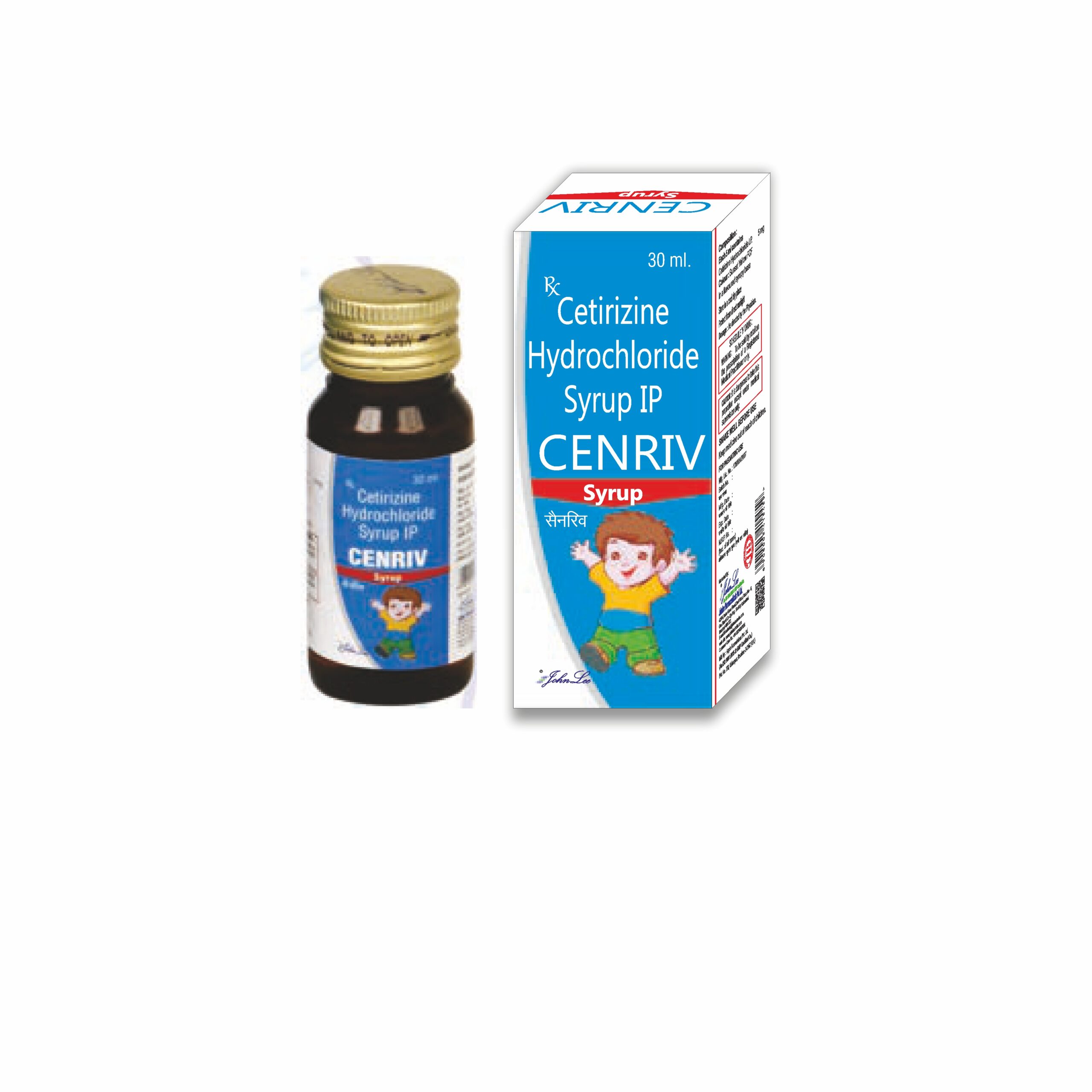 Cetirizine Hydrochloride IP 5 Mg; Cenriv: Treat allergic conditions.