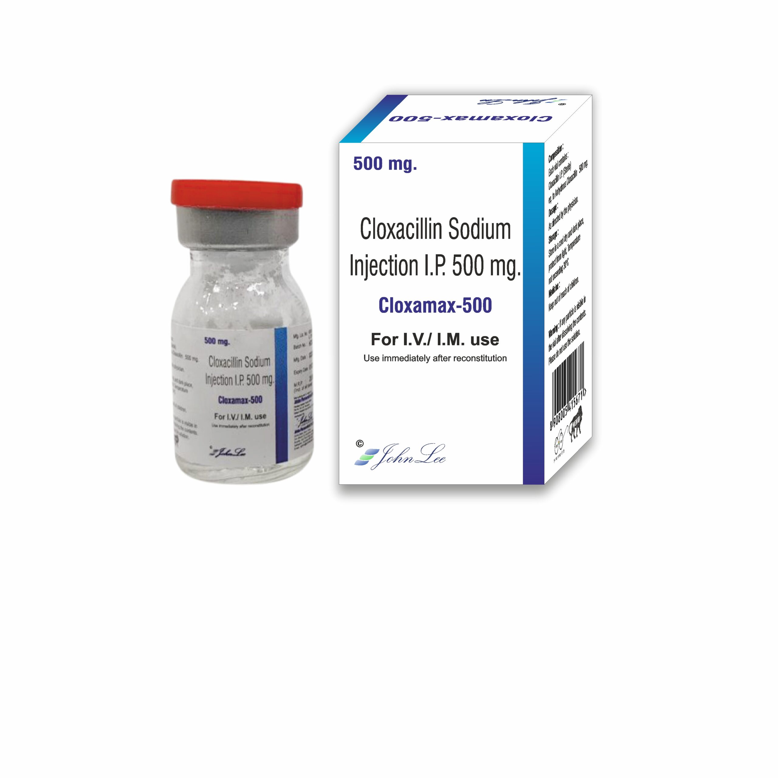 Cloxamax-500 Inj - Johnlee Pharmaceuticals Pvt. Ltd.