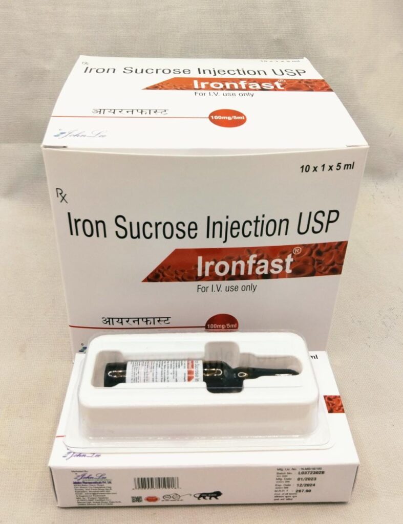 Ironfast Inj – Johnlee Pharmaceuticals Pvt. Ltd.