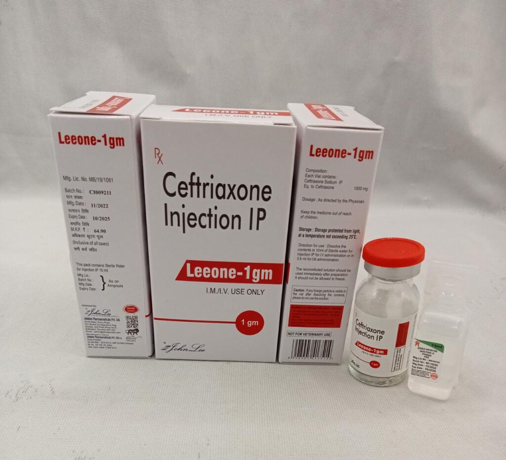 Leeone-1gm Inj – Johnlee Pharmaceuticals Pvt. Ltd.