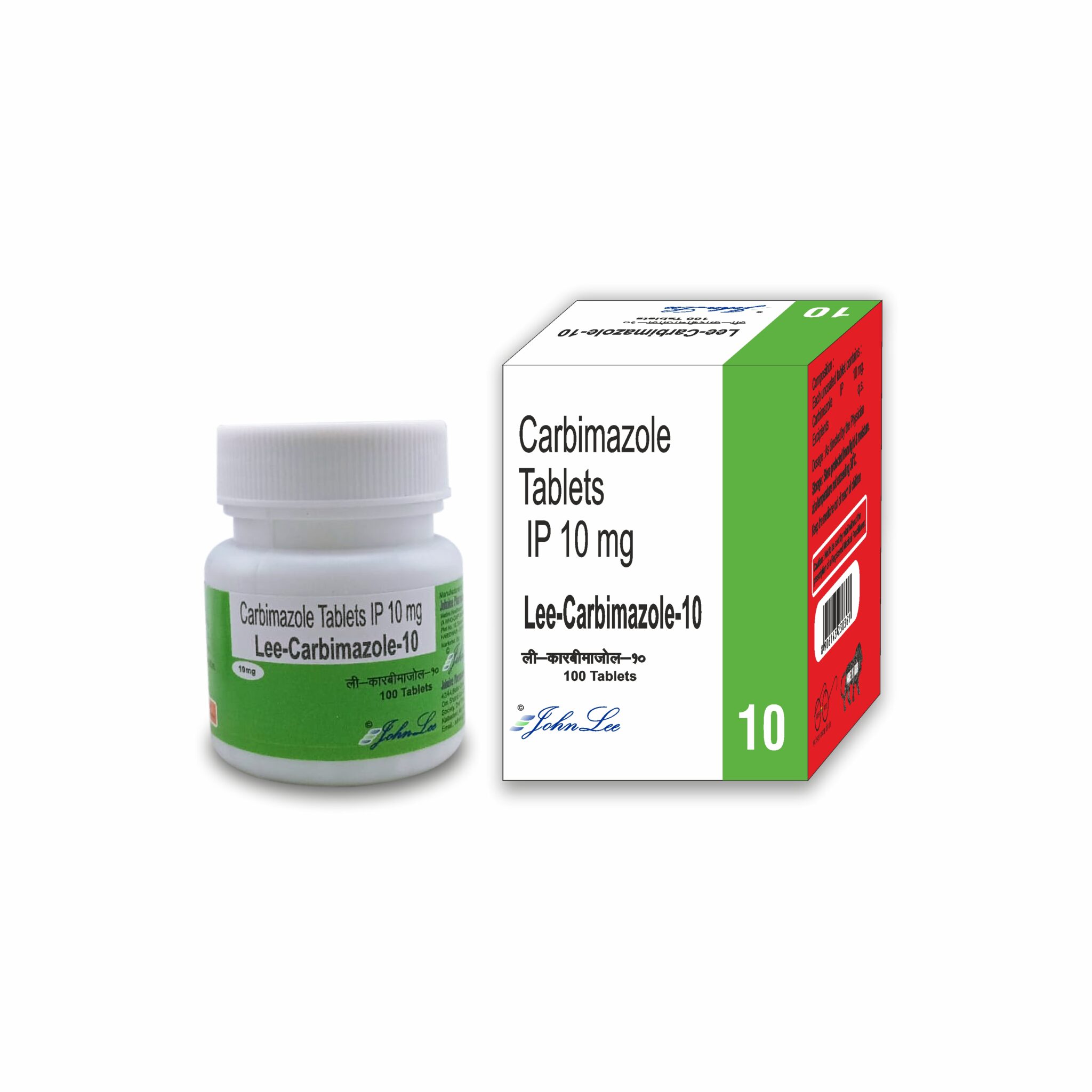 Lee-Carbimazole-10 - Johnlee Pharmaceuticals Pvt. Ltd.