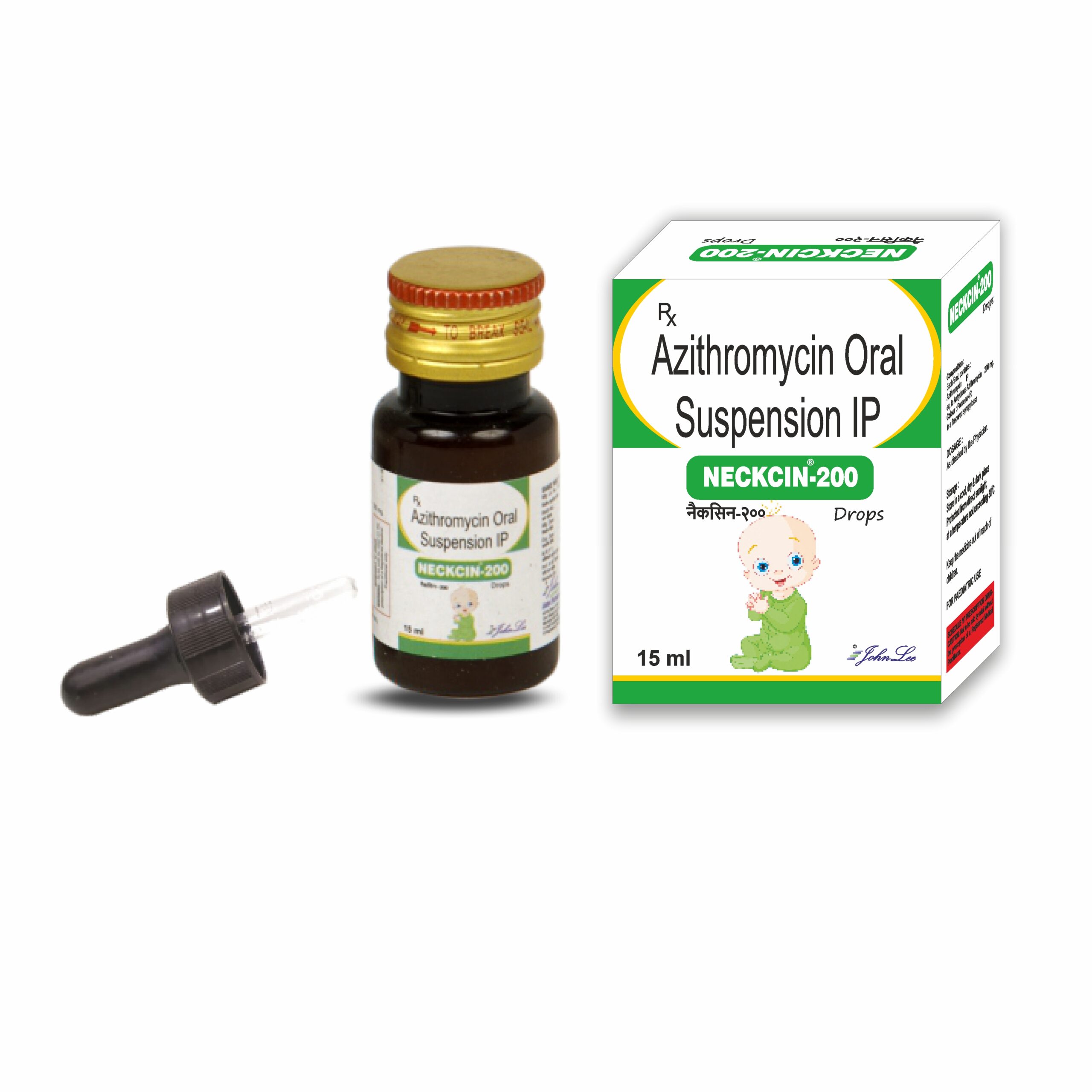 Azithromycin IP 200 Mg; Neckcin-200: Treat bacterial infections