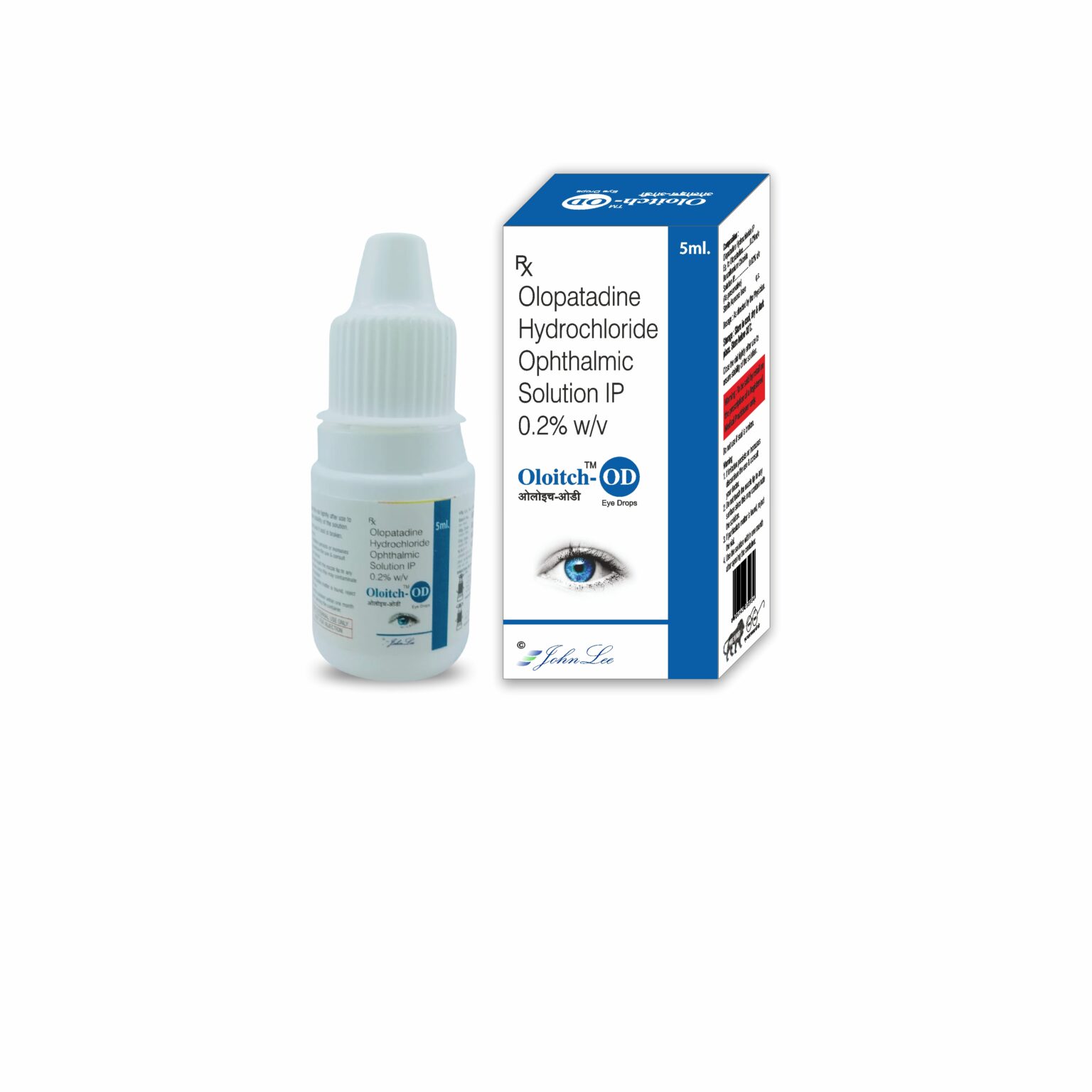 Olopatadine Hcl + Benzalkonium Chloride; Oloitch-OD: Eye Drop