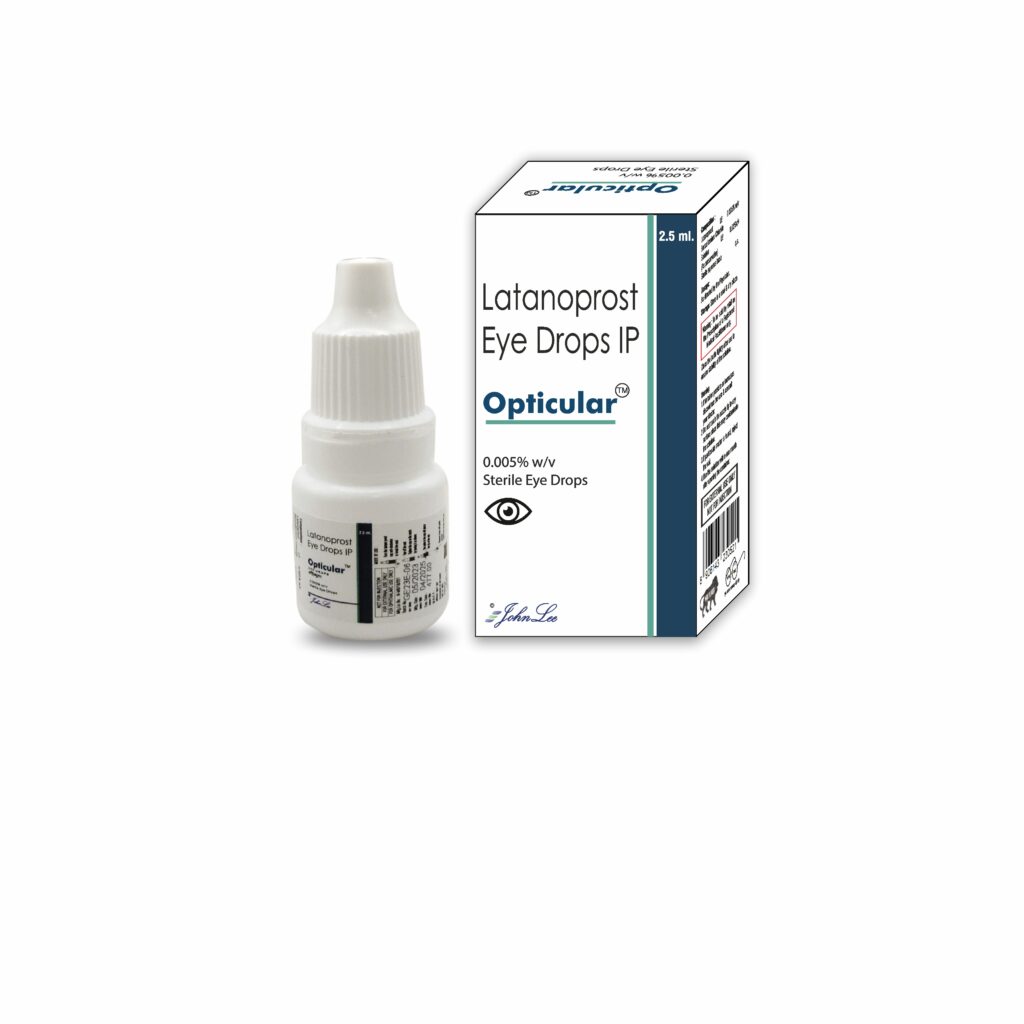 Latanoprost IP + Benzalkonium Chloride Sol; Opticular: Eye Drop