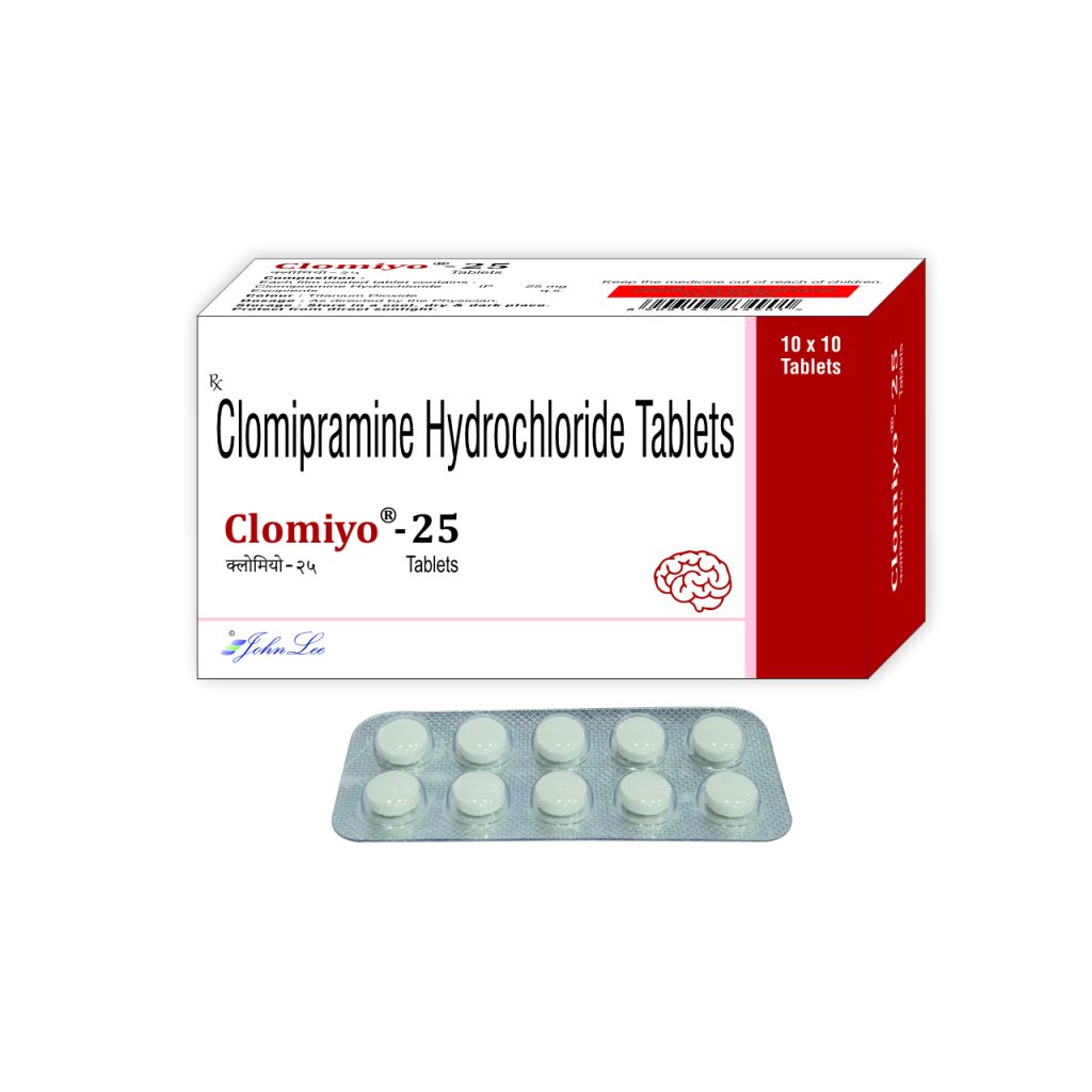 Clomipramine Hydrochloride IP 25 Mg; Clomiyo-25: Johnlee India