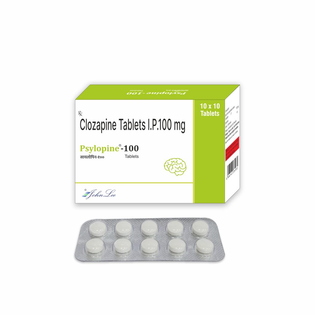 Psylopine-100; Clozapine IP 100 Mg: Treat Schizophrenia.