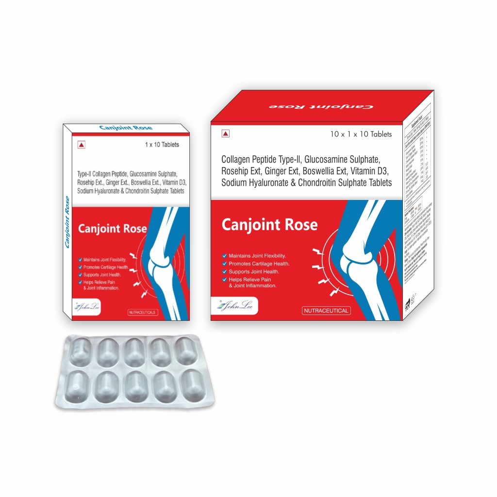 Canjoint-Rose; Glucosamine Sulphate + Type II Collagen Peptide ...