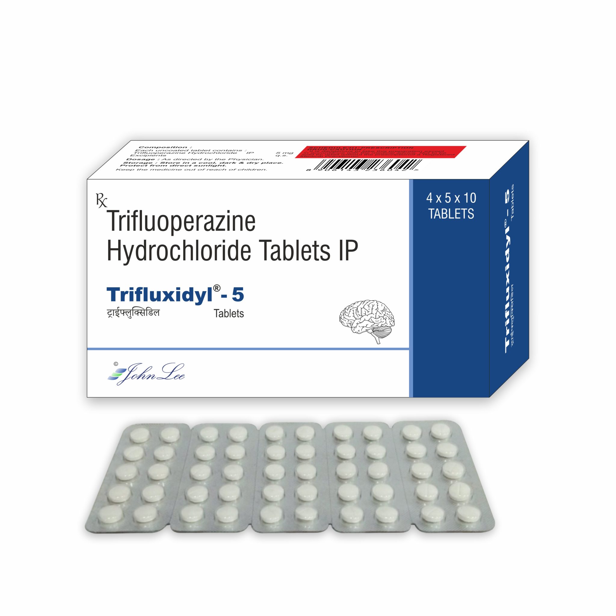Trifluxidyl-5, Trifluoperazine Hydrochloride IP 5 Mg